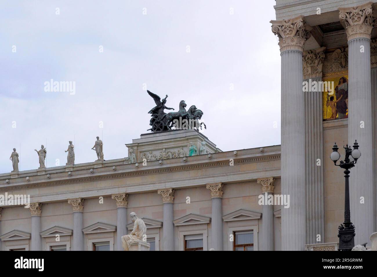 Austria, Vienna, Parliament, Parliament building on the Vienna ...