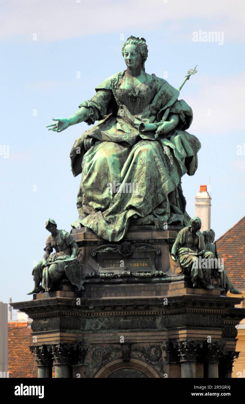 Maria theresia sculpture vienna hi-res stock photography and images - Alamy