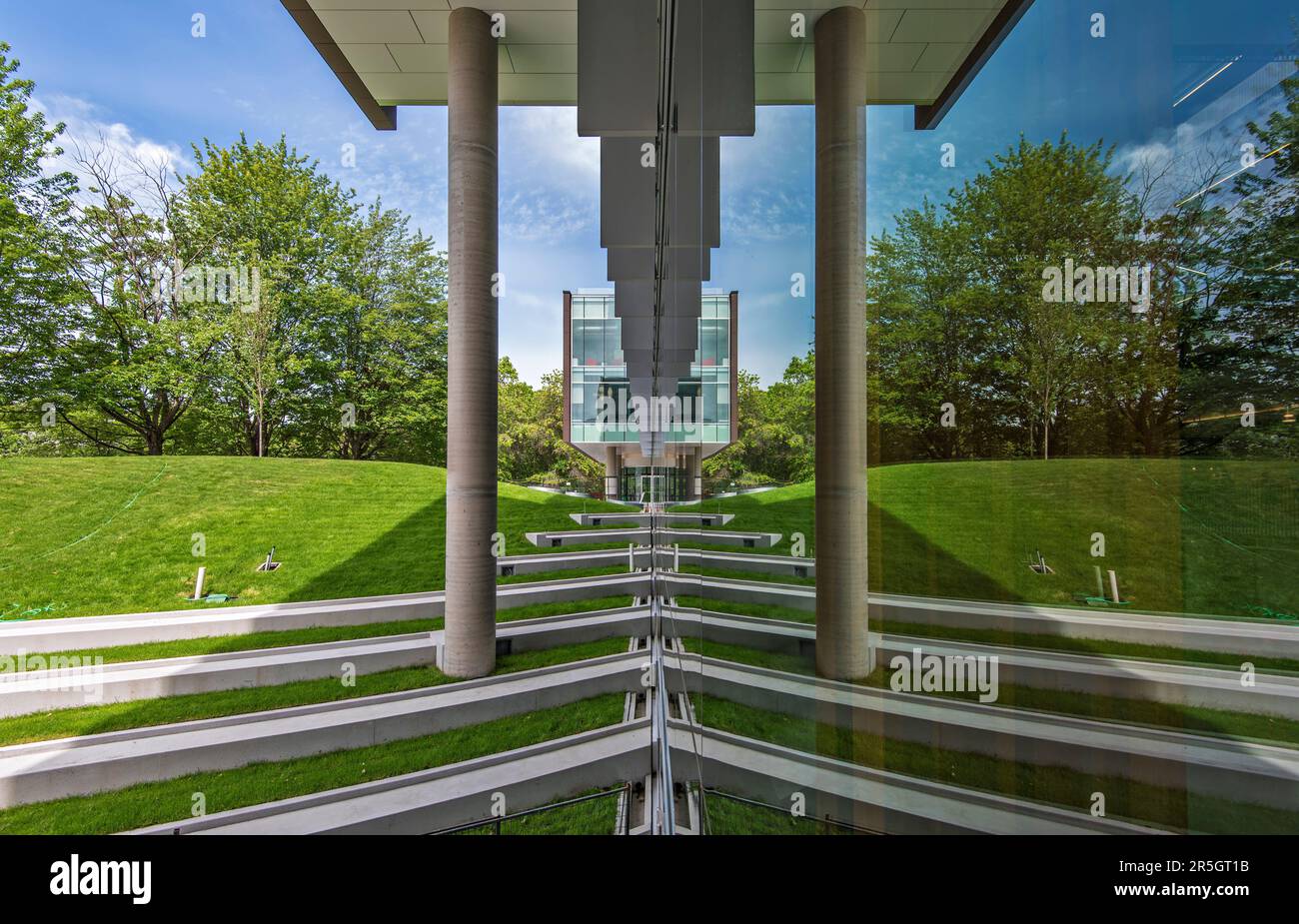 Building reflection UBC Vancouver Canada Stock Photo - Alamy