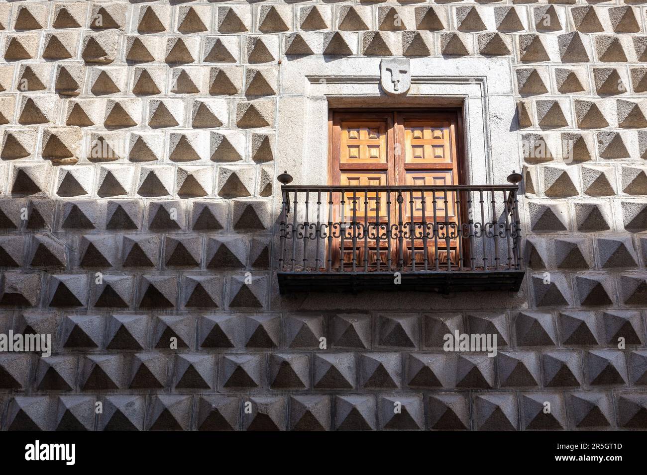 The Casa de los Picos, historic Renaissance building in Segovia, Spain ...