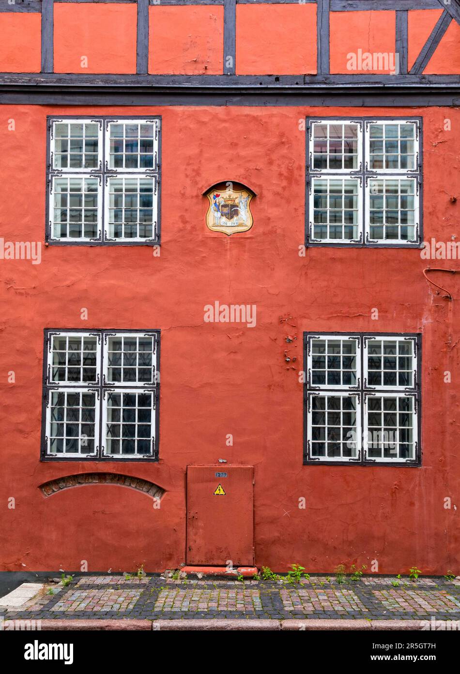 House facade in Riga Stock Photo - Alamy
