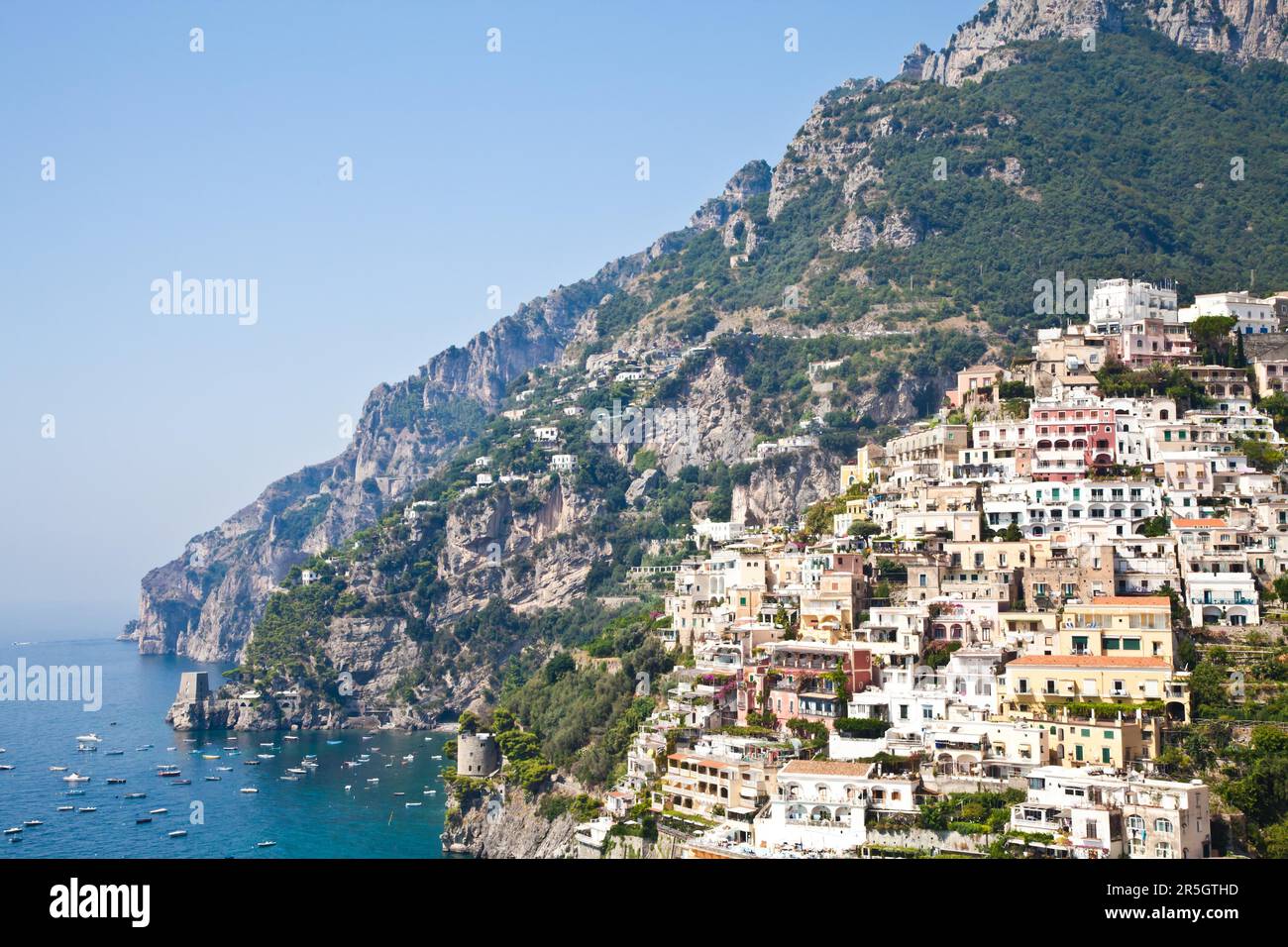 Panoramic view of Minori, wonderful town in Costiera Amalfitana - Italy ...