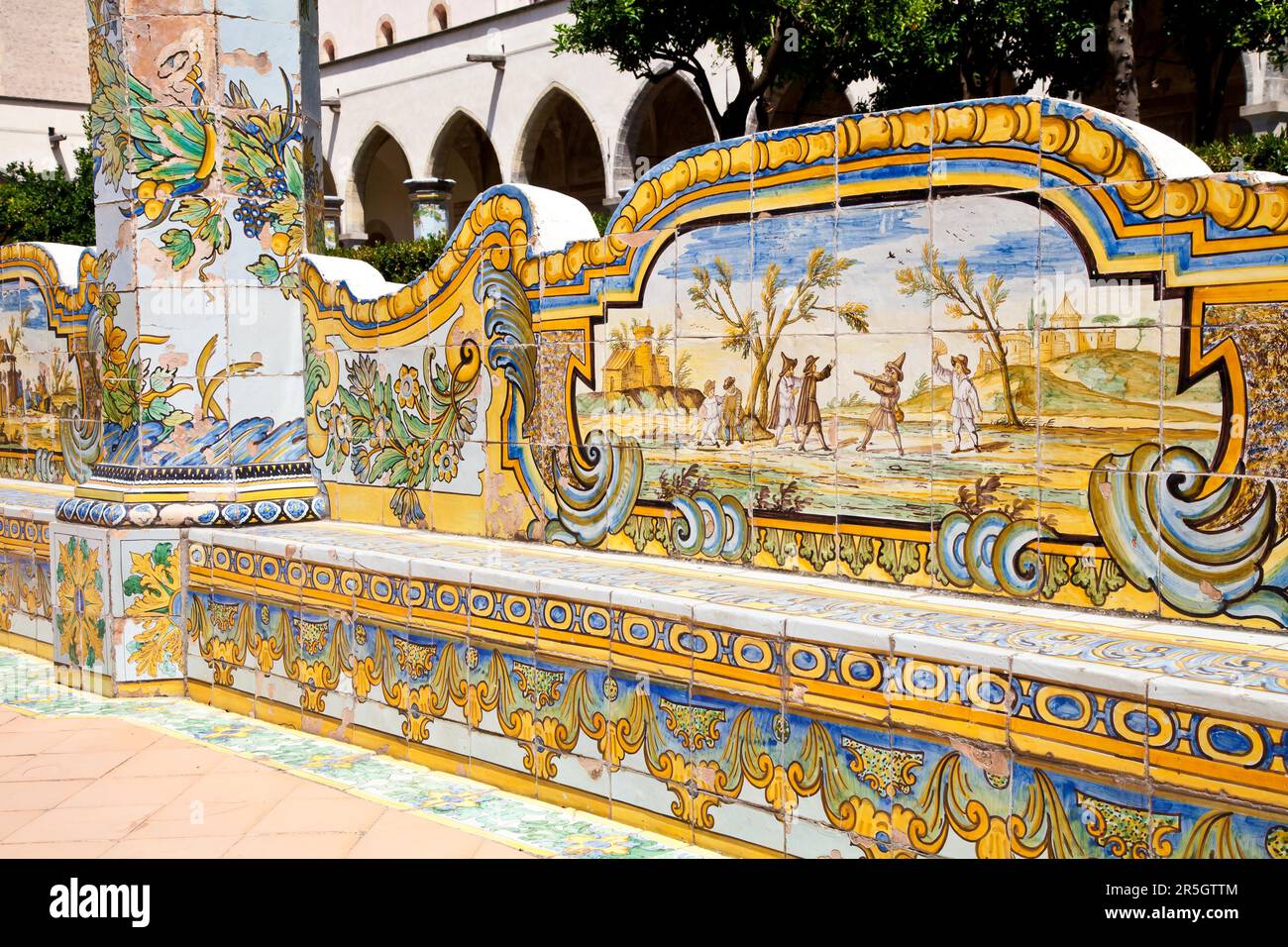 Santa Chiara is a religious complex in Naples, southern Italy, that ...