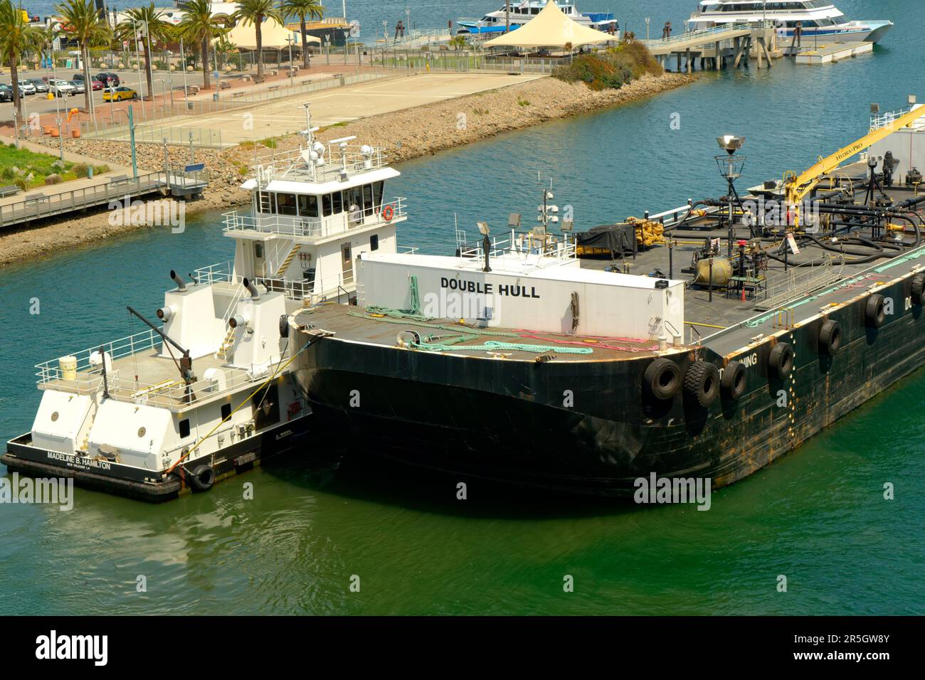 LOS ANGELES, CALIFORNIA - April 22, 2023: The Port of Los Angeles ...