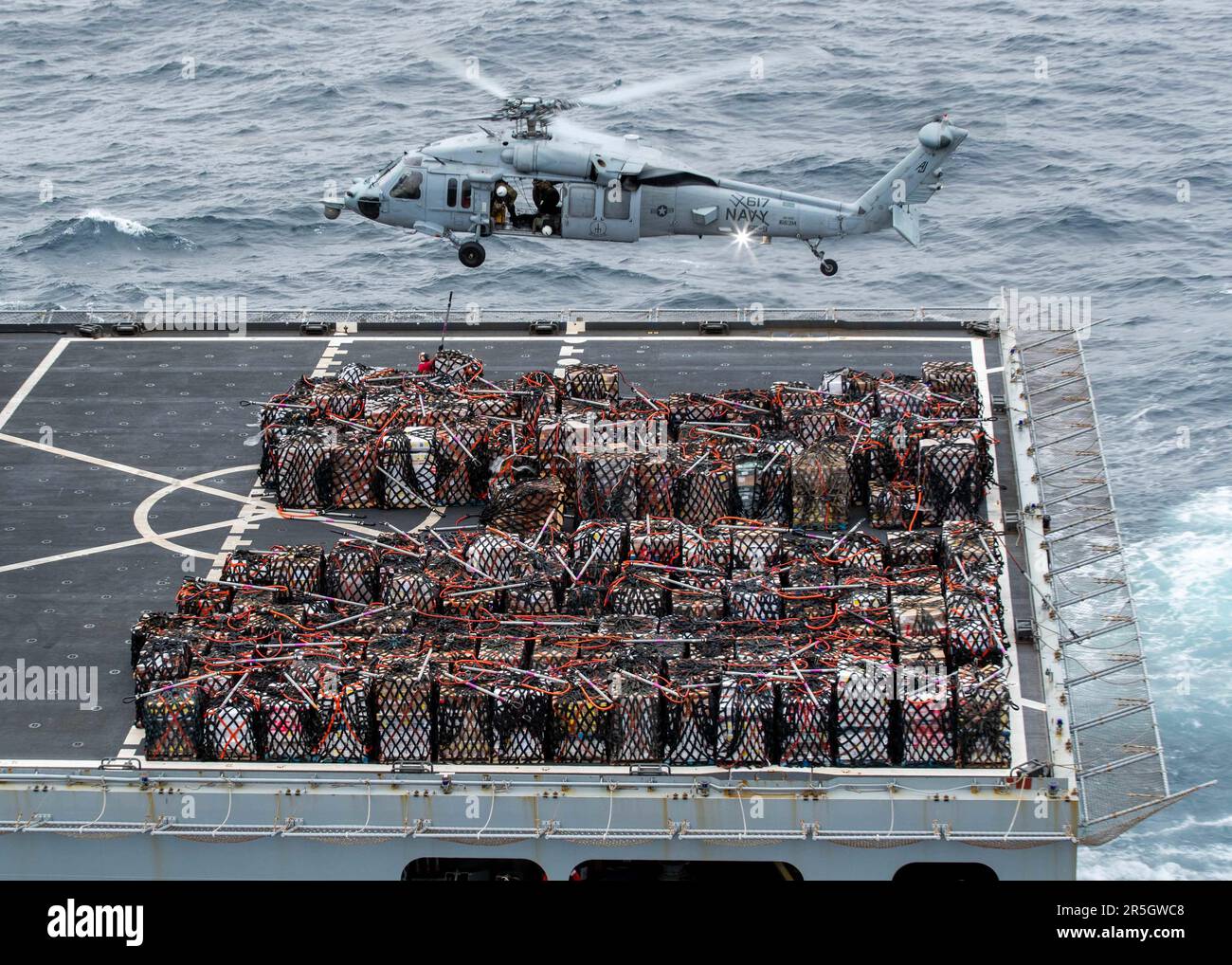 An MH-60S Knighthawk, attached to the "Tridents" of Helicopter Sea ...