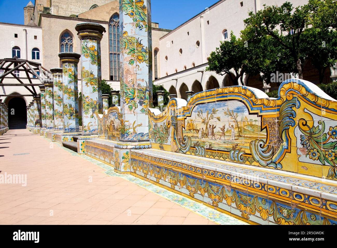 Santa Chiara is a religious complex in Naples, southern Italy, that ...