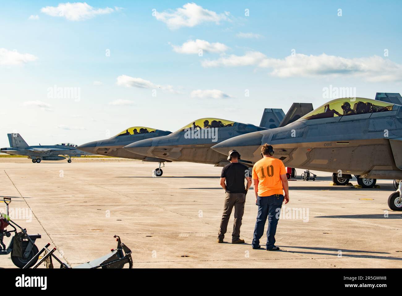 Airmen assigned to the 192nd Wing, Virginia Air National Guard, prepare ...