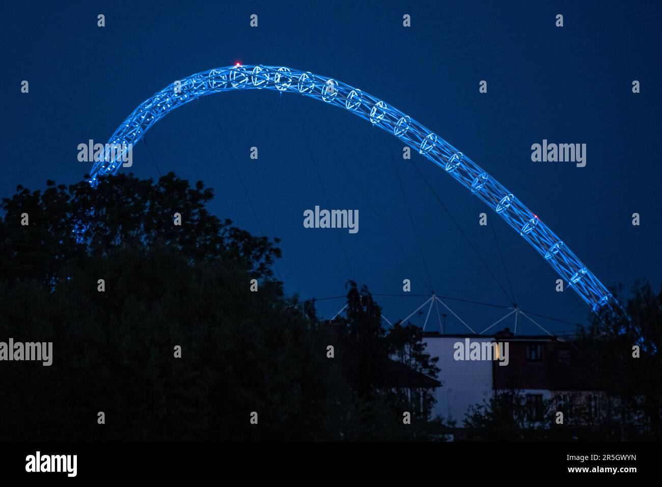 London, UK. 3 June 2023. UK Weather – On the night of the Strawberry ...