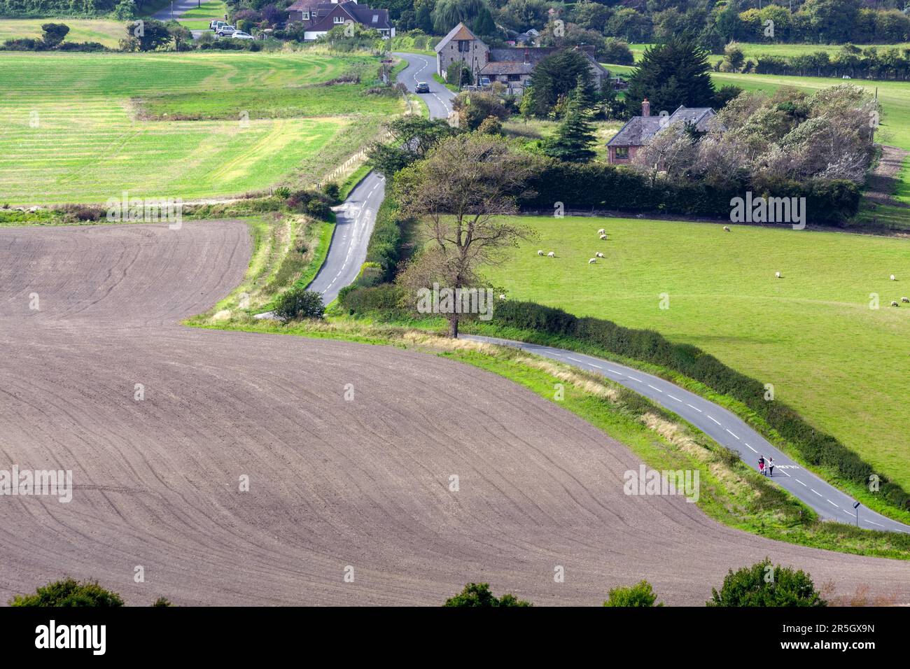 Rolling Sussex Countryside Stock Photo - Alamy