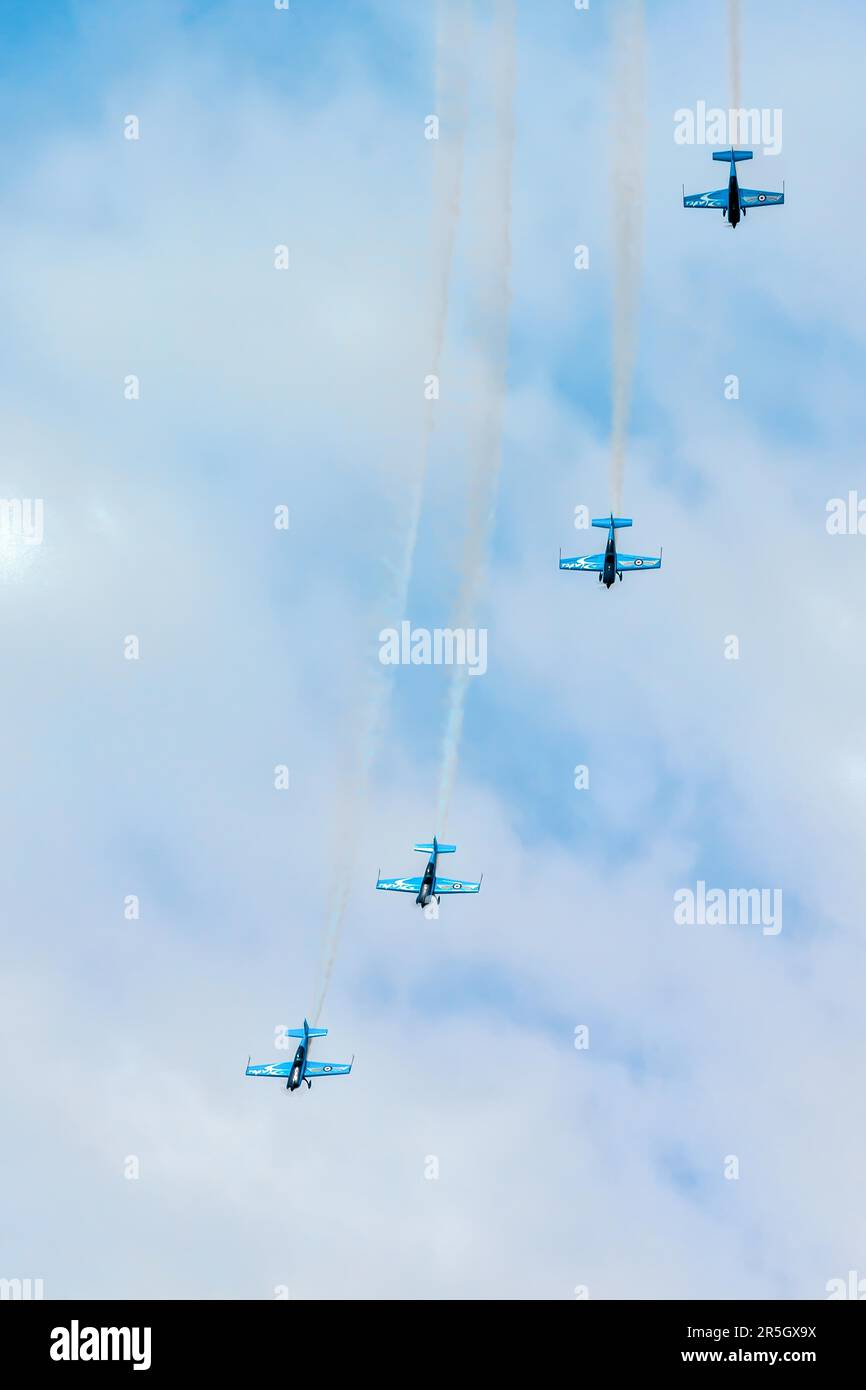 RAF Blades Flying Team Stock Photo - Alamy