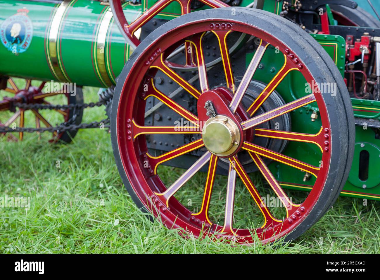 RUDGWICK, SUSSEX/UK - AUGUST 27 : Traction engine at Rudgwick Steam ...