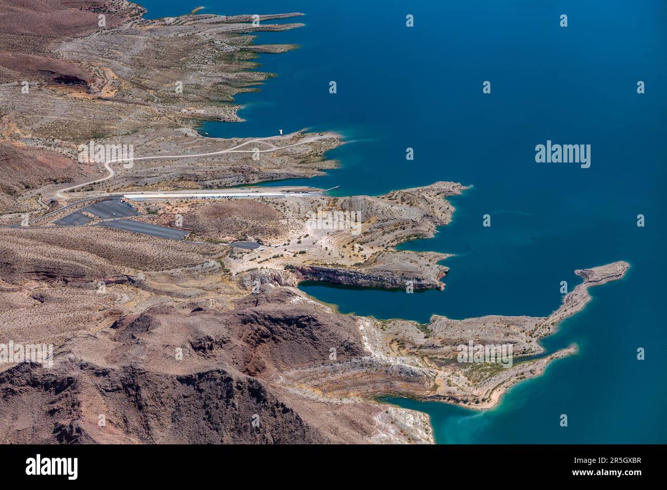 Aerial view of Lake Mead Stock Photo - Alamy