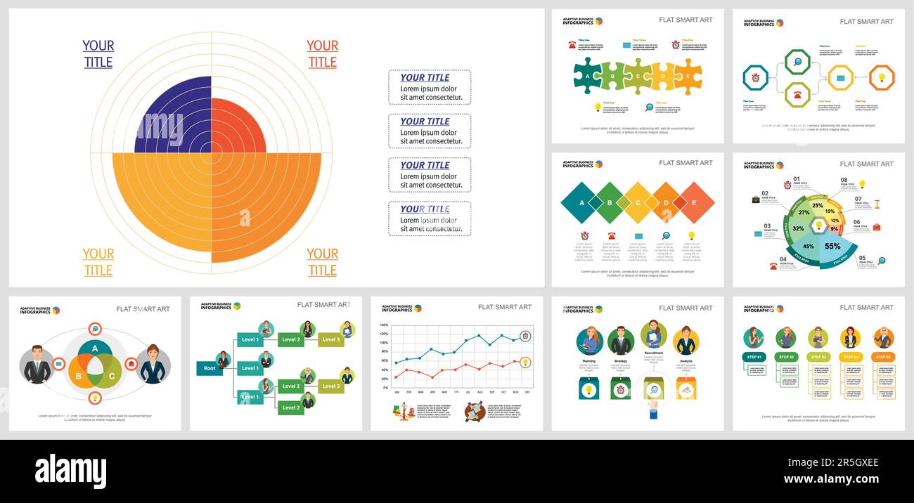 Vivid infographics template set Stock Vector Image & Art - Alamy