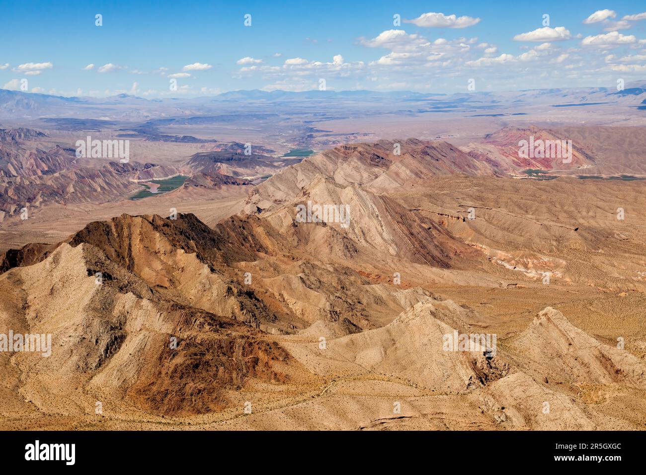 Aerial view of the Colorado River area Stock Photo - Alamy