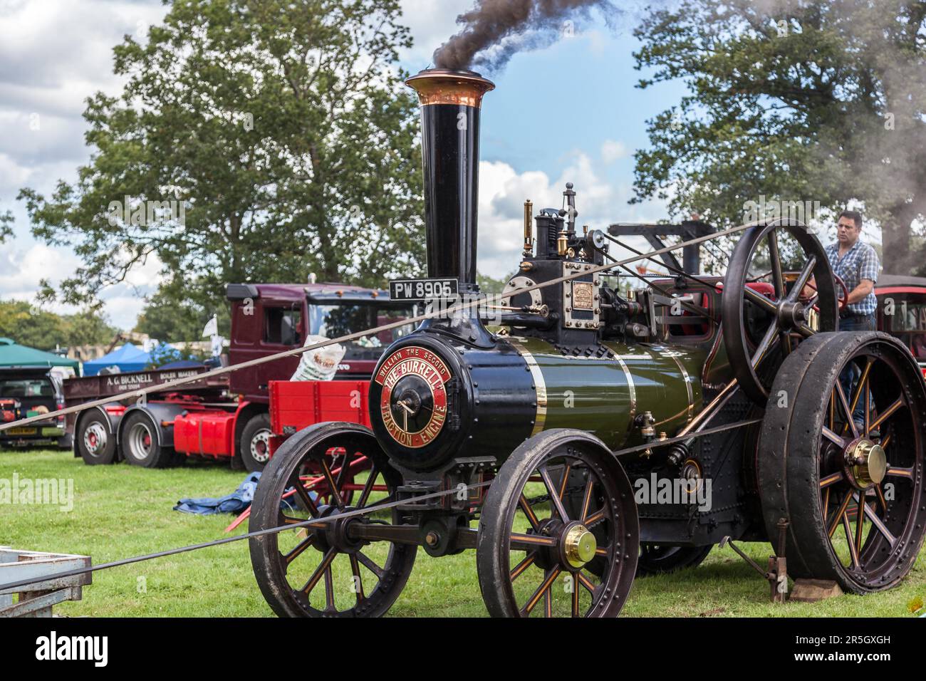 Traction engine at Rudwick Steam Fair Stock Photo - Alamy