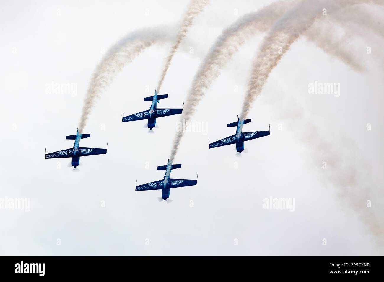 RAF Blades flying team Stock Photo - Alamy