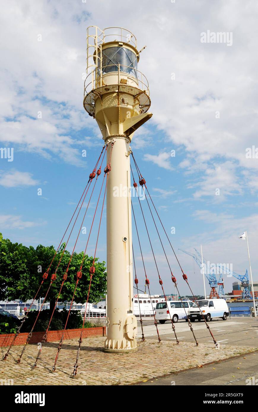 Old lighthouse in Kiel Germany Stock Photo - Alamy