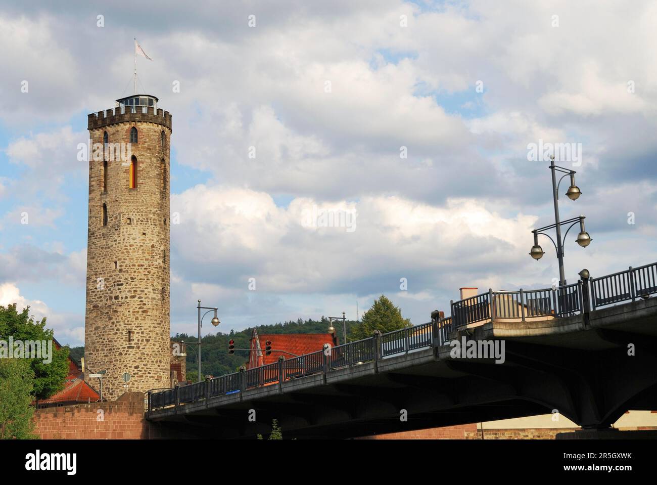 The Hagelturm tower in Hann. Muenden Germany Stock Photo - Alamy
