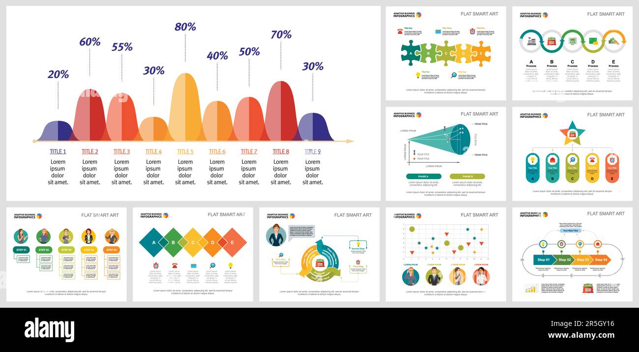 Modern diagrams template set Stock Vector Image & Art - Alamy