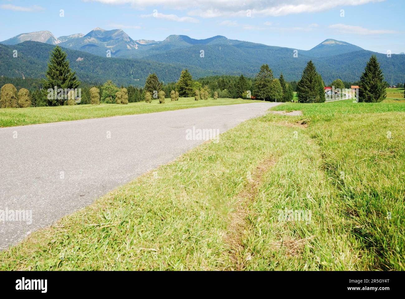 Alpine road in the Karwendel mountains Stock Photo - Alamy