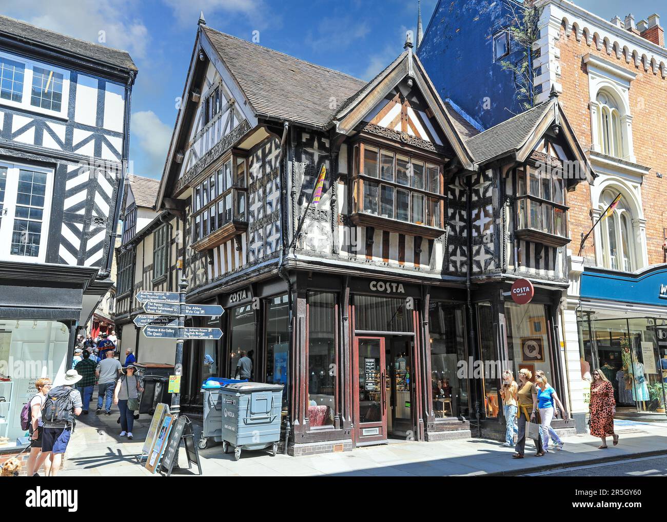 Costa Coffee at 16 High Street, a Grade II* listed building in the town ...