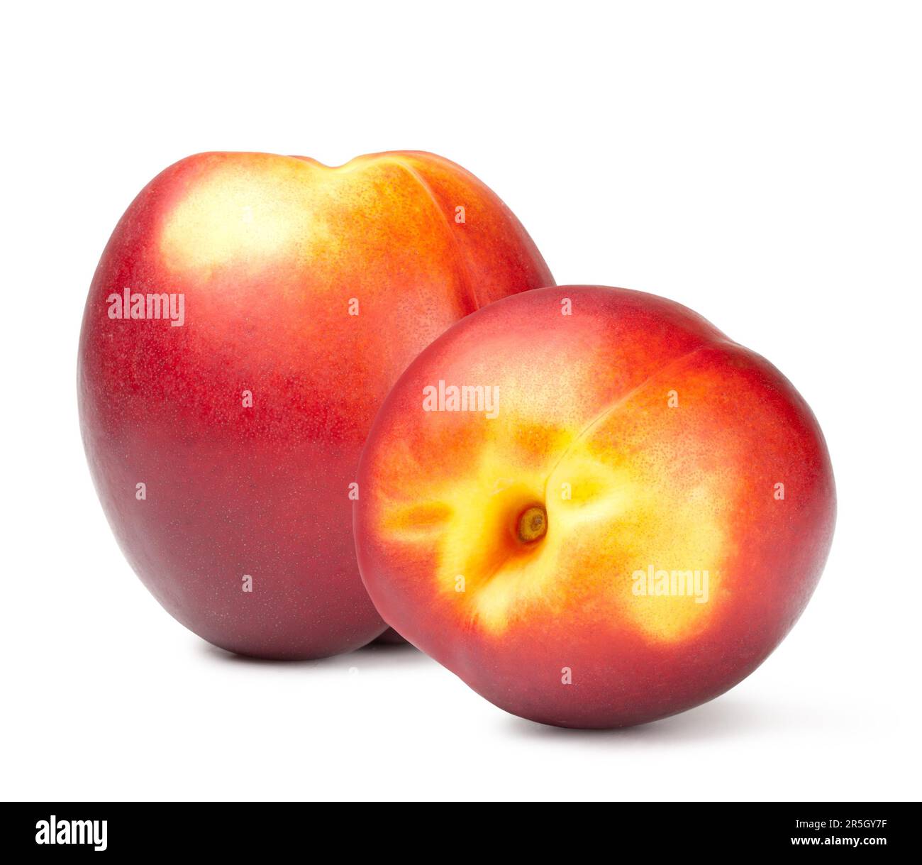 peach, isolated on White background Stock Photo - Alamy