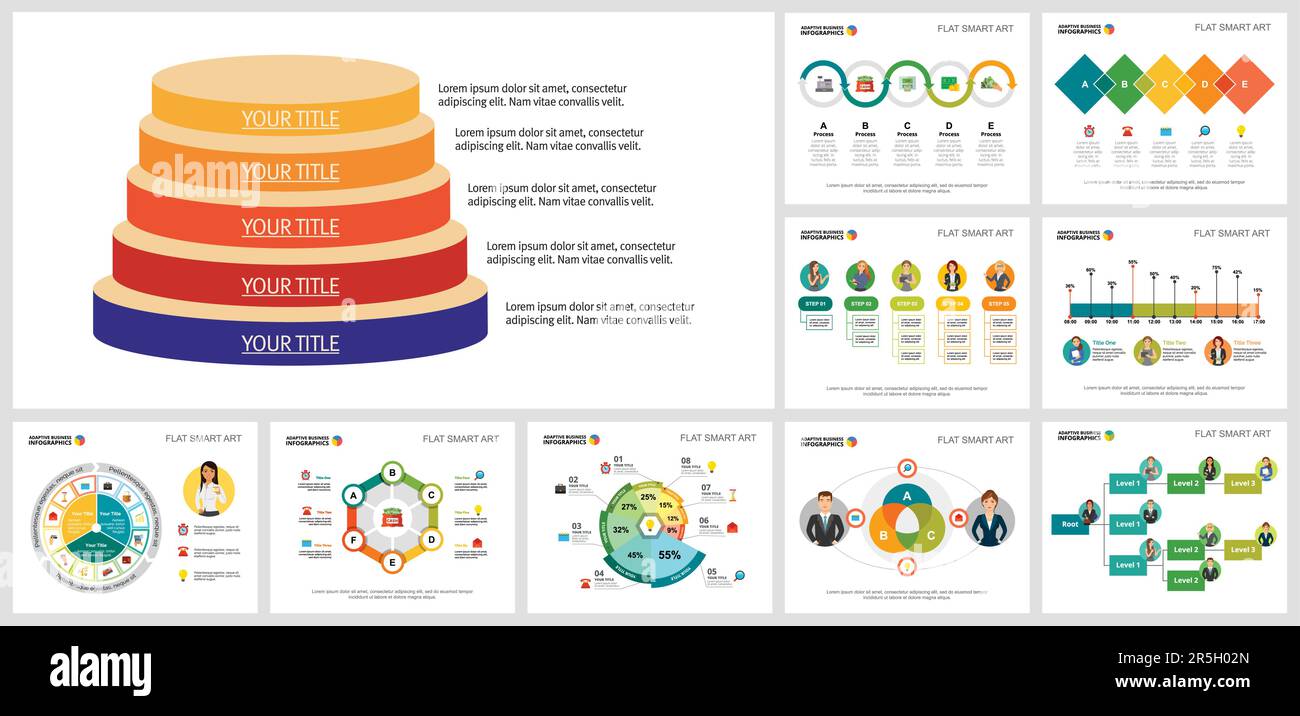 Modern diagrams design set Stock Vector Image & Art - Alamy