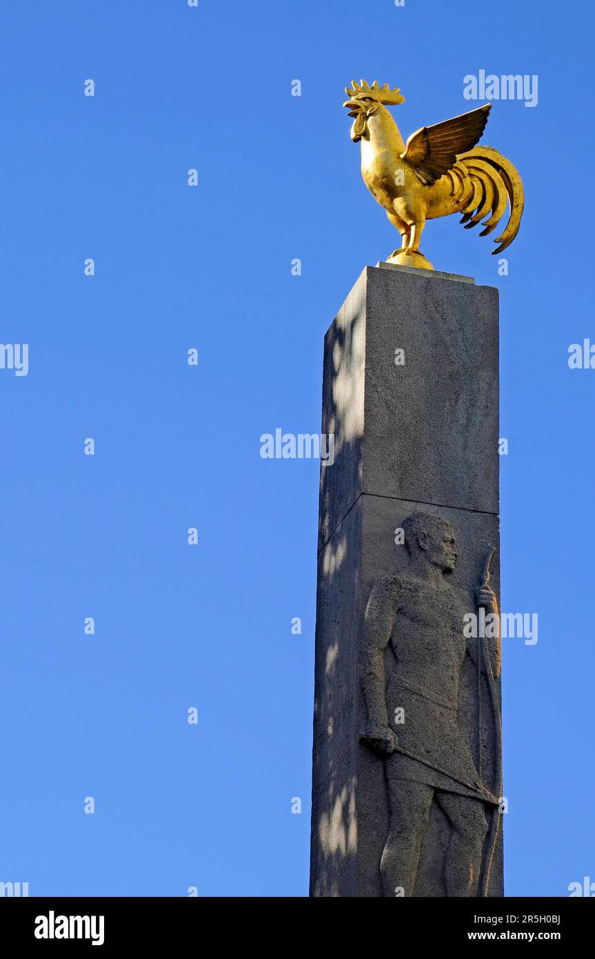 The Golden Cockerel, Monument to the Riflemen, War Memorial, Essen ...