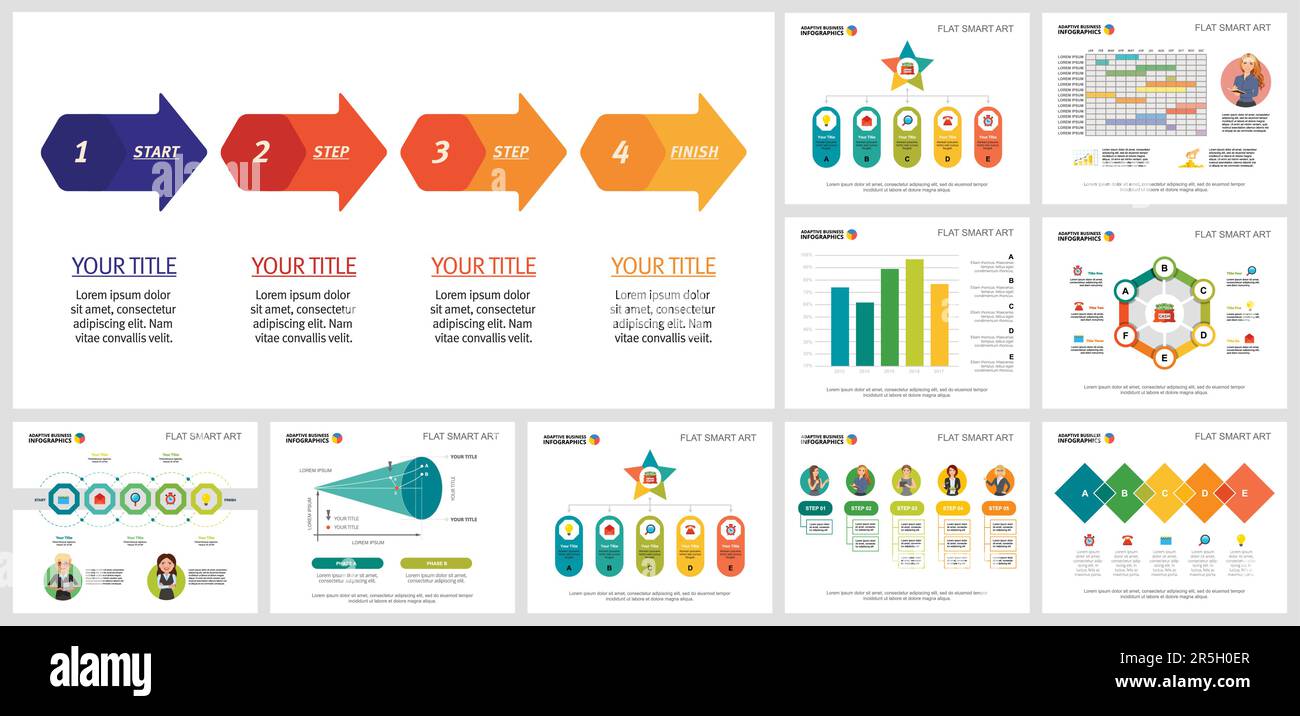 Modern infograph layout set Stock Vector Image & Art - Alamy