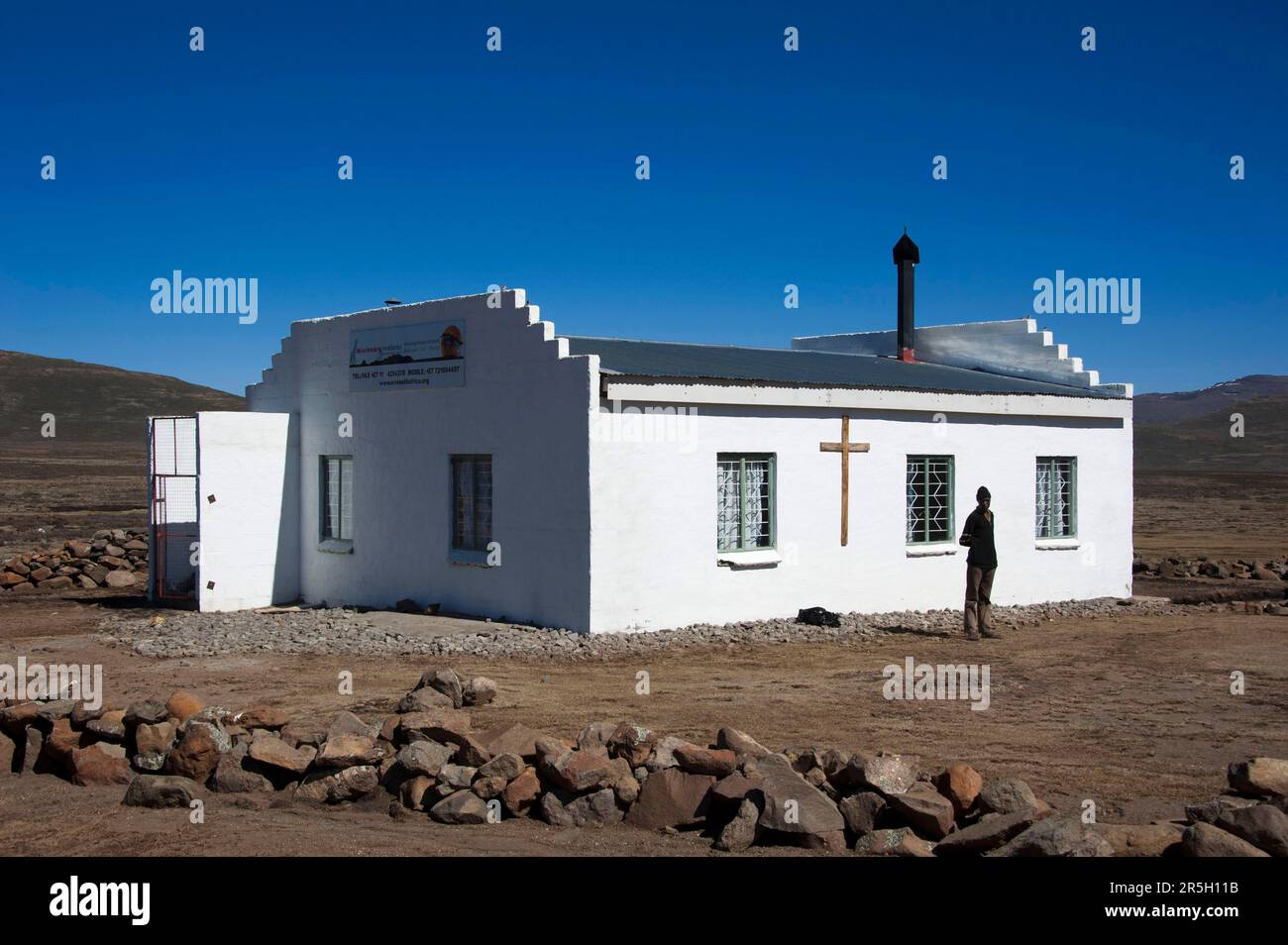 Church, Thaba-Tseka District, Lesotho Stock Photo - Alamy
