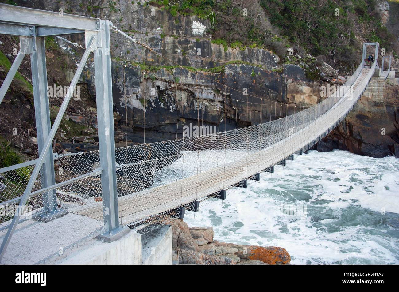 Suspension Bridge over the Storms River, Tsitsikamma National Park ...