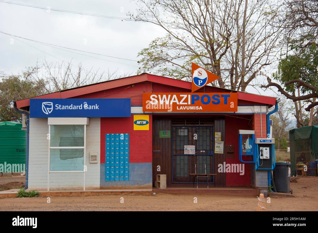 Post Office, Lavusima, Swaziland Stock Photo - Alamy