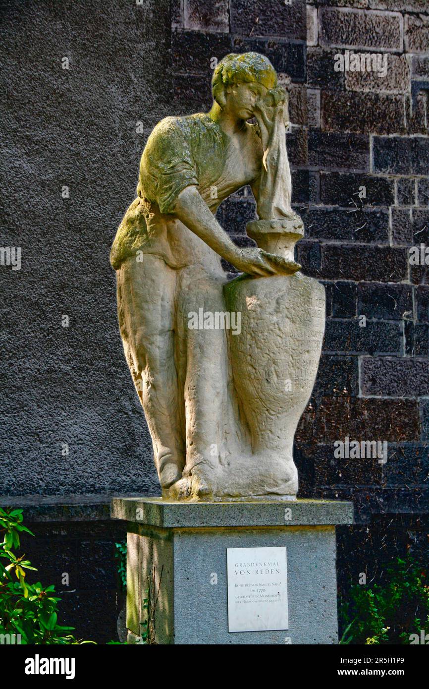 Tomb of Reden, female of tears, created by Samuel Nahl 1770, Gruenberg ...