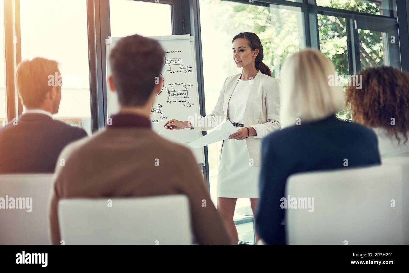 Shes created a powerful action plan for them to follow. a businesswoman ...