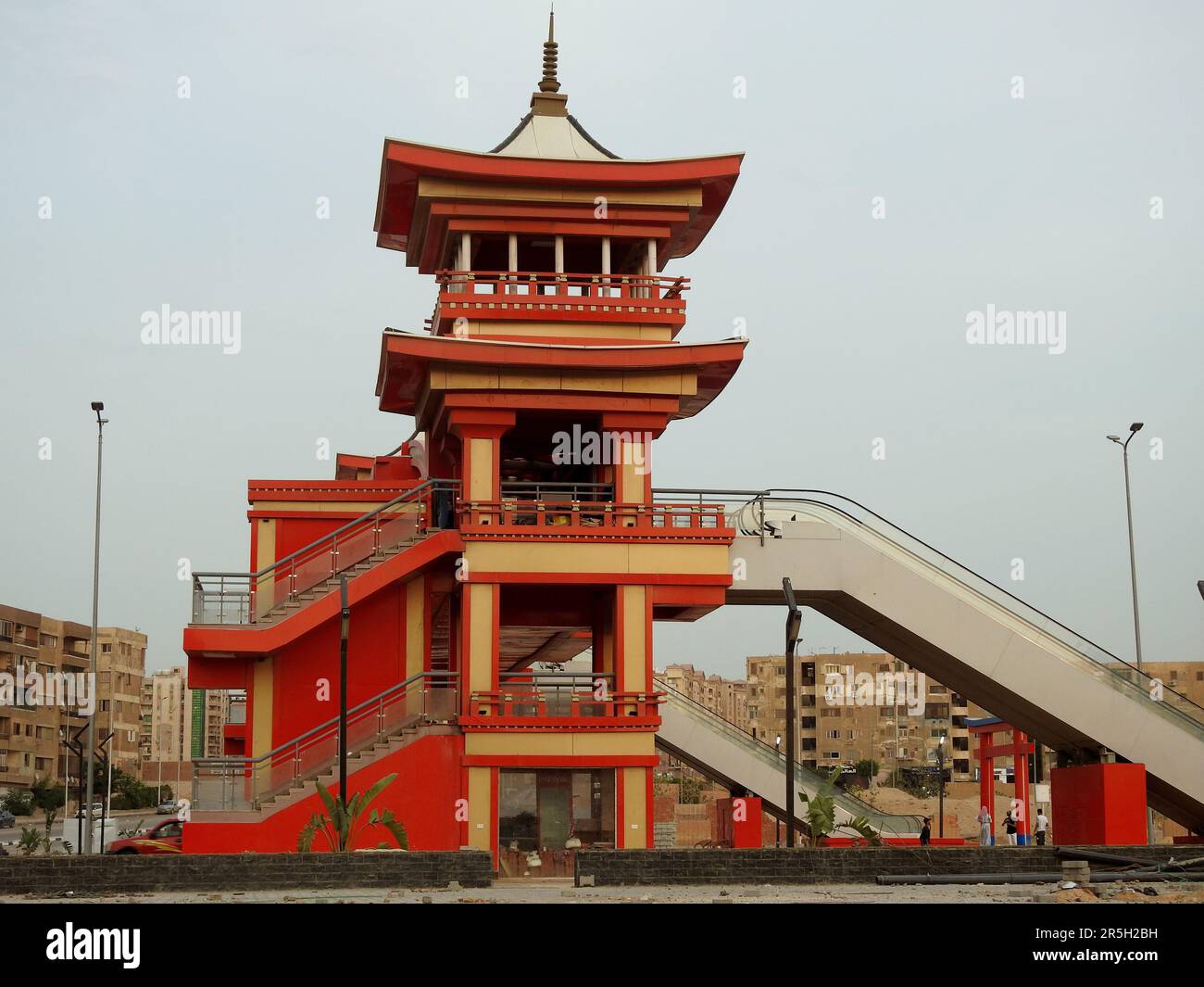 Cairo, Egypt, May 30 2023: Shinzo Abe axis patrol highway in Egypt with ...