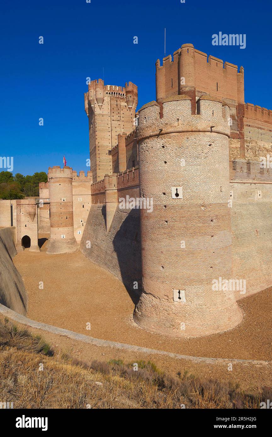 Castle of La Mota, medieval fortress, 15th century, Medina del Campo ...