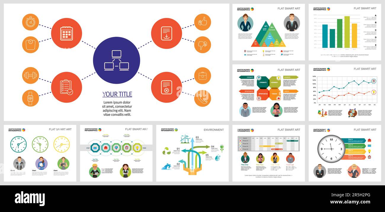 Business infographic slide design set Stock Vector Image & Art - Alamy