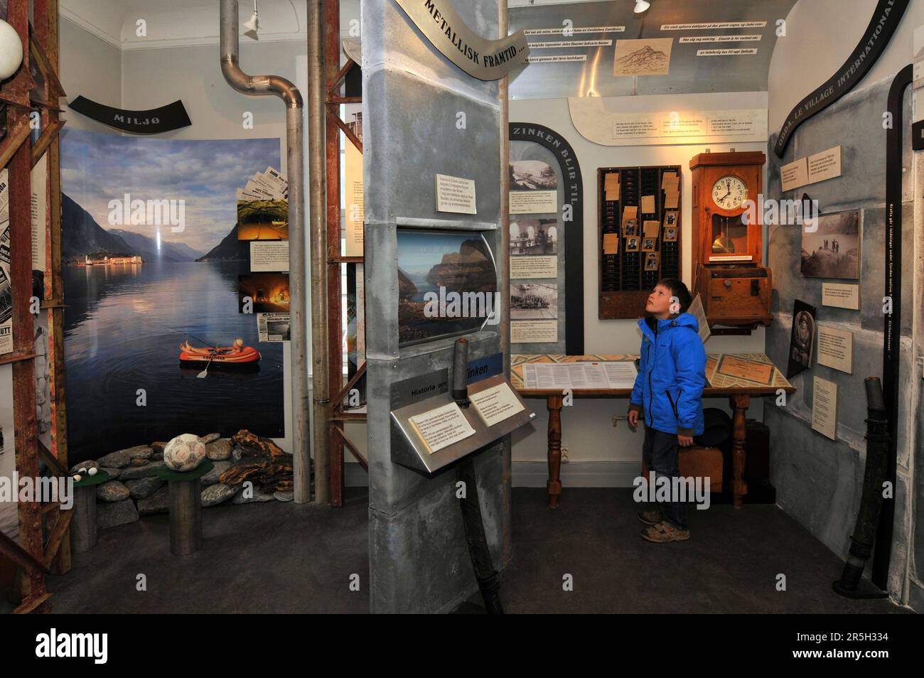 Exhibition, Norwegian Museum of Hydropower and Industry, Tyssedal, Odda ...