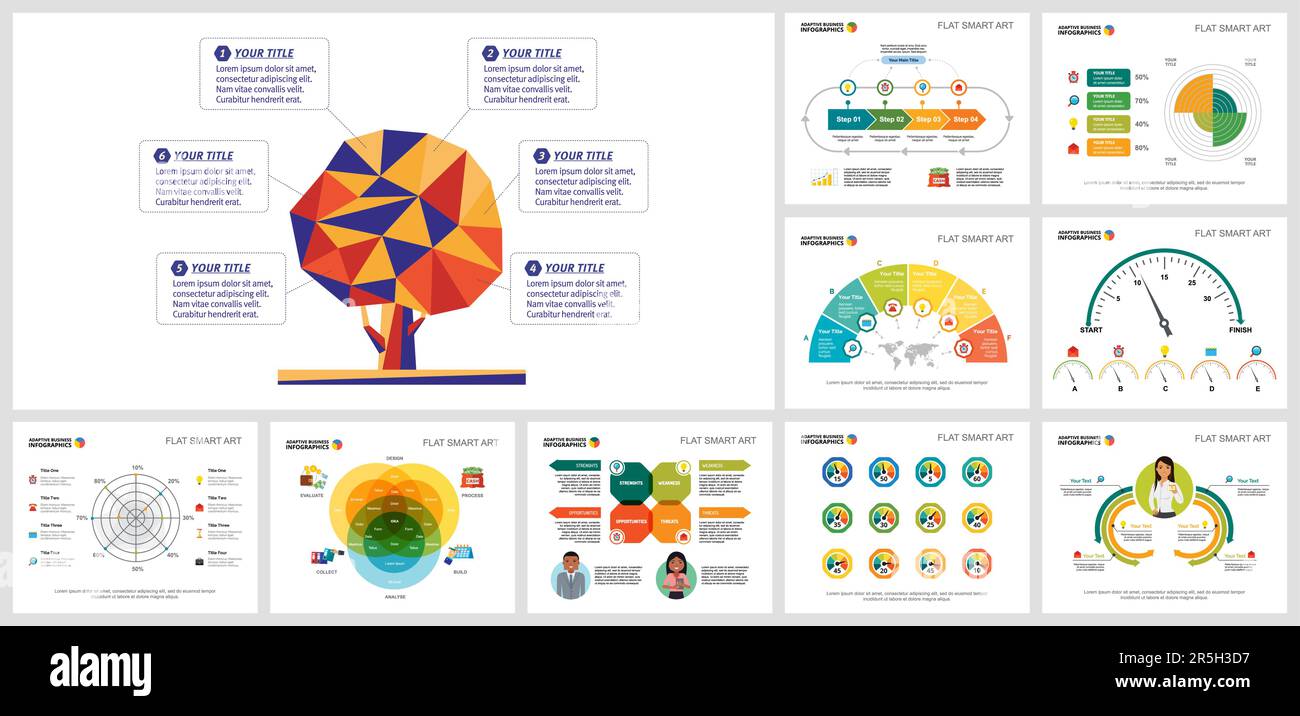 Colorful infographic layout set Stock Vector Image & Art - Alamy