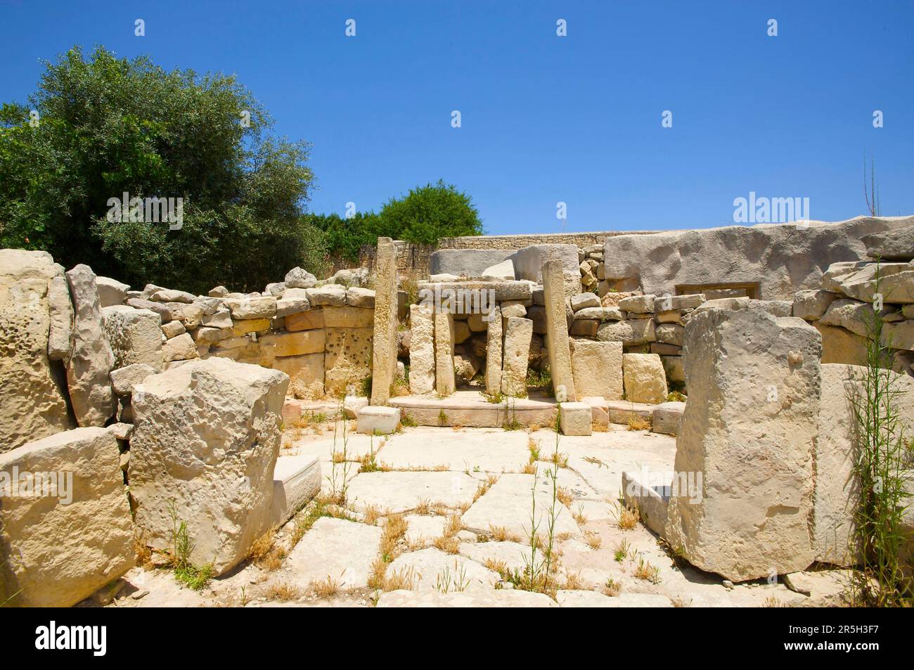 Temple of Tarxien, Malta Stock Photo - Alamy