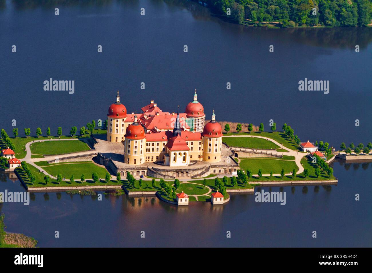 Moritzburg castle aerial hi-res stock photography and images - Alamy