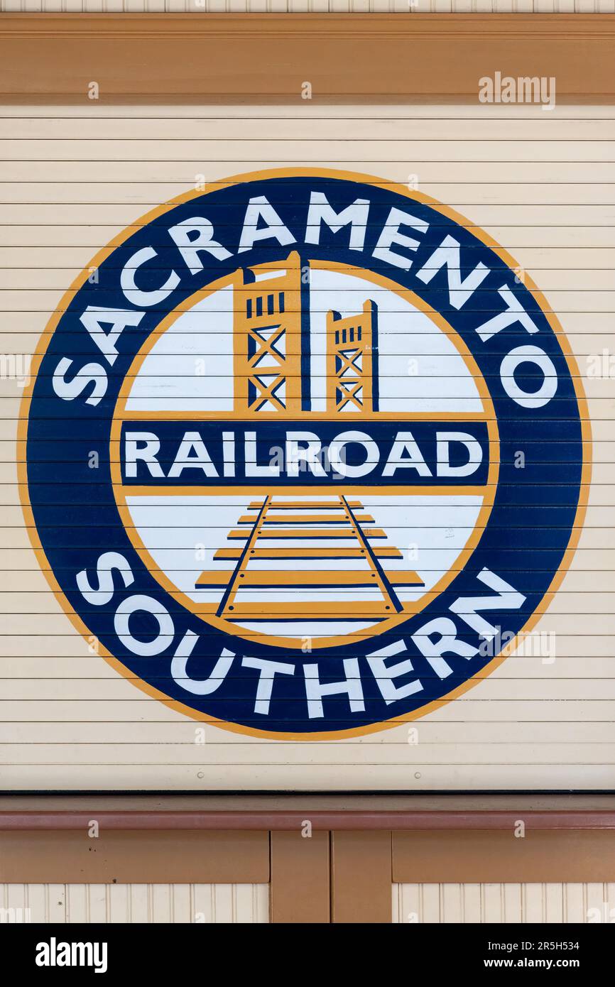 SACRAMENTO, CALIFORNIA, USA - AUGUST 5 : Sacramento Southern Railroad ...