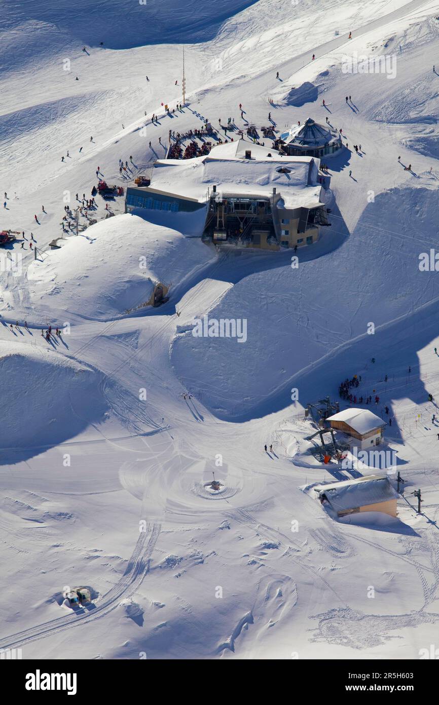 Mountain station, Zugspitzplatt, Zugspitze, Bavaria, Germany Stock ...