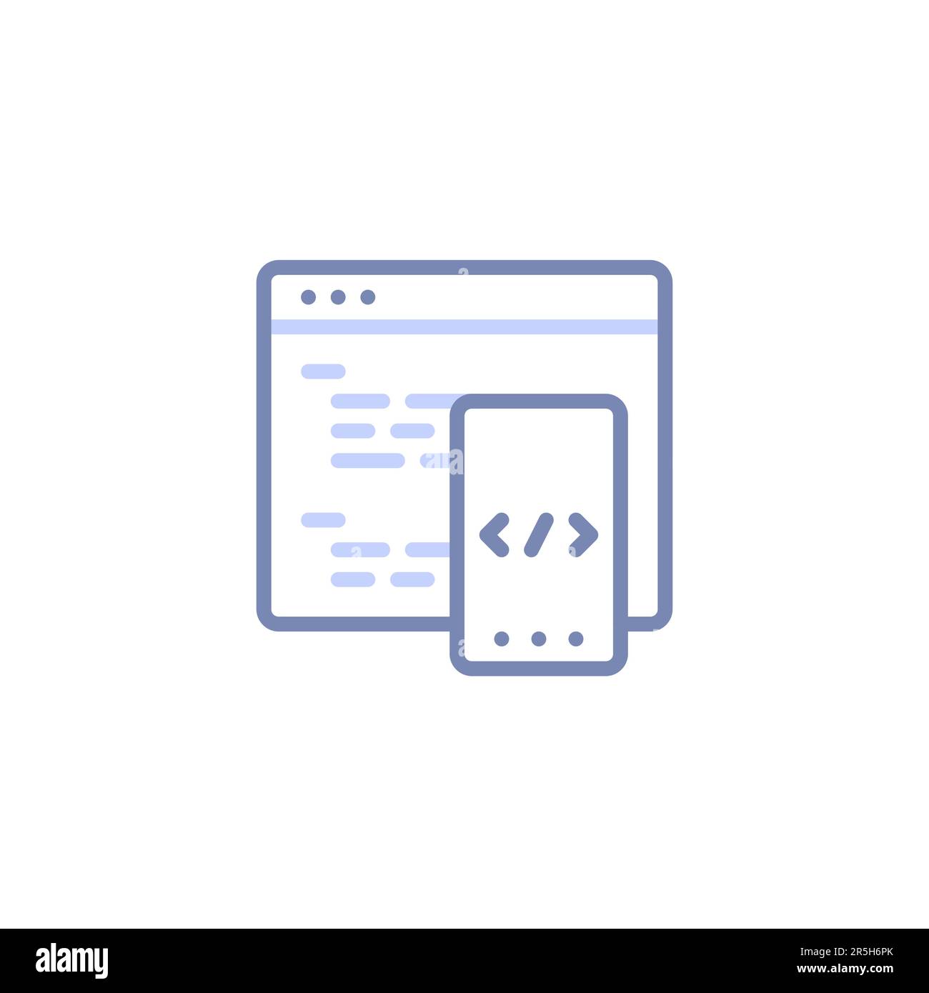 Code Mobile Research: Cloud Server Databases for Mobile Development Stock Vector Image & Art - Alamy