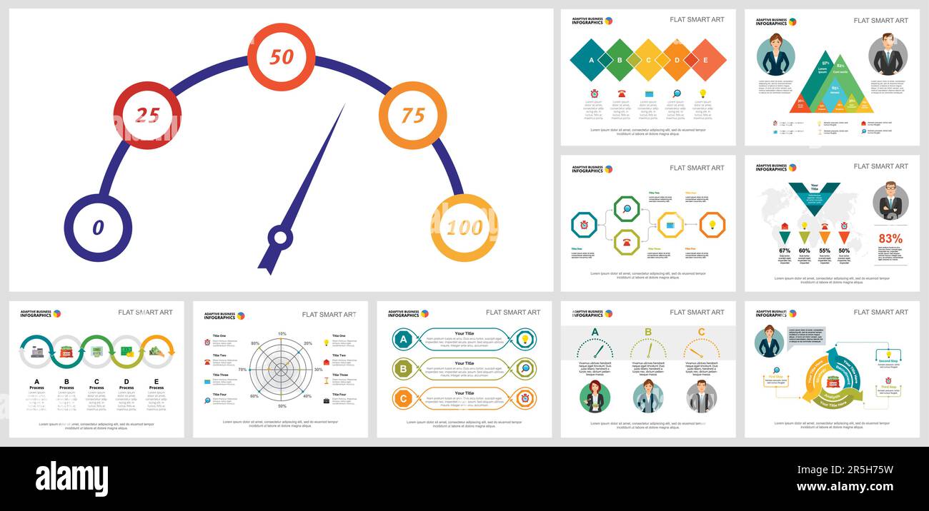 Collage of creative business infographic designs for management Stock Vector Image & Art - Alamy