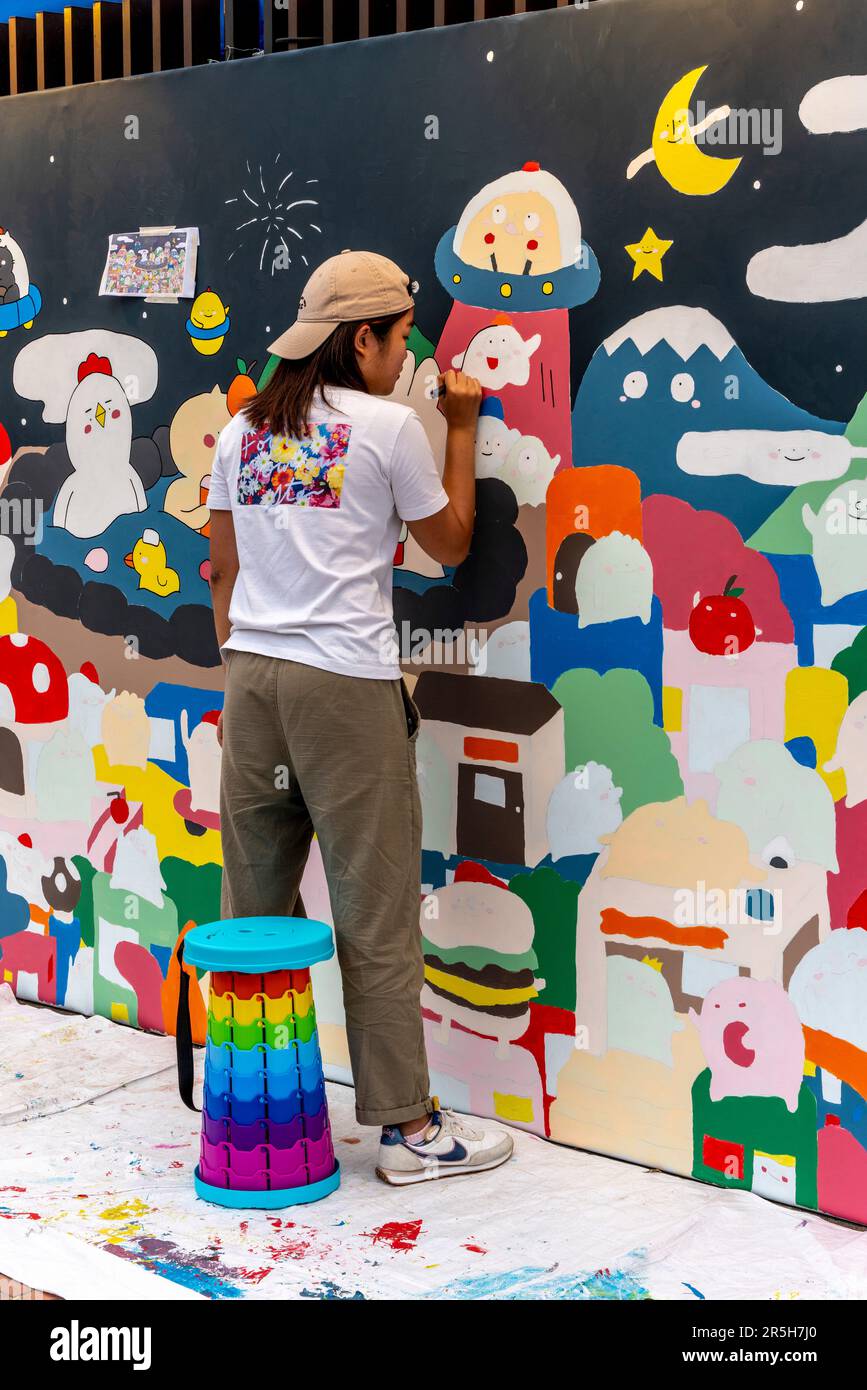 Chinese street art hi-res stock photography and images - Alamy