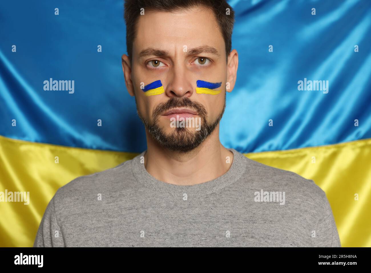Ukrainian face paint hi-res stock photography and images - Alamy