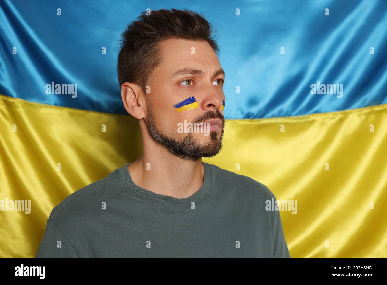 Ukrainian face paint hi-res stock photography and images - Alamy