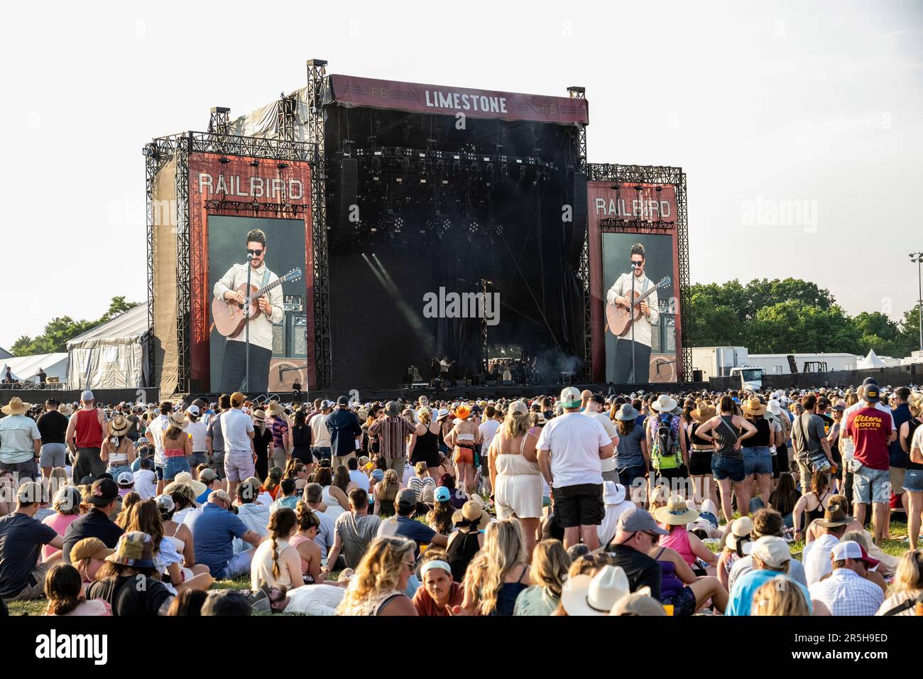 Marcus Mumford performs at Railbird Music Festival on Saturday, June 3 ...