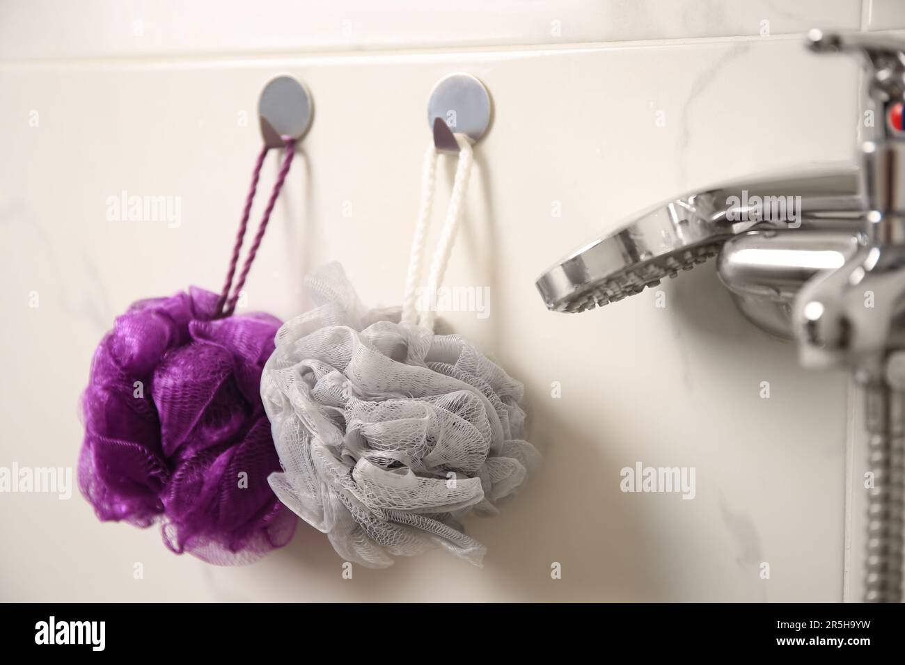 Shower puffs hi-res stock photography and images - Alamy